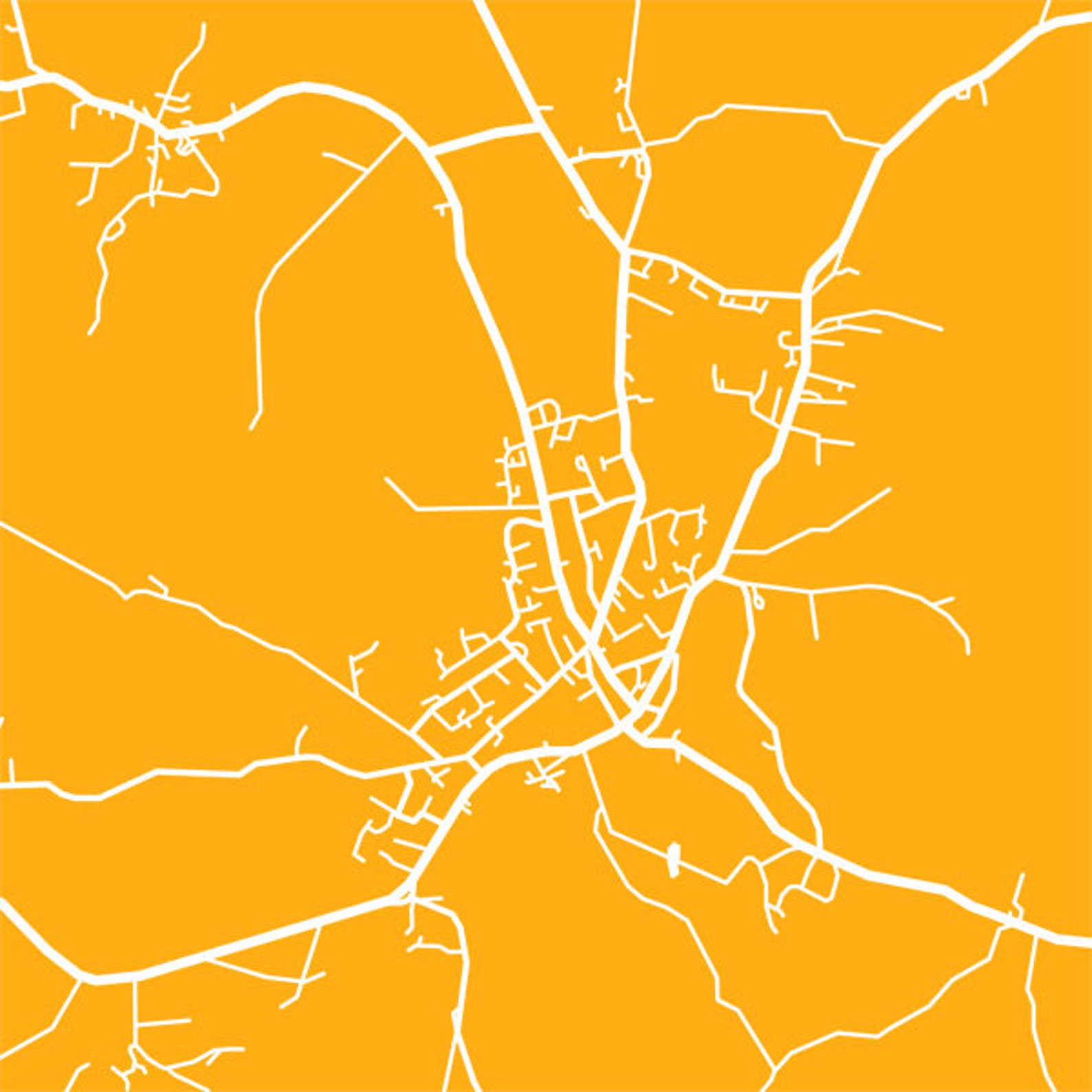 Winchcombe UK Map Print Cotswold England Wall Art - Etsy
