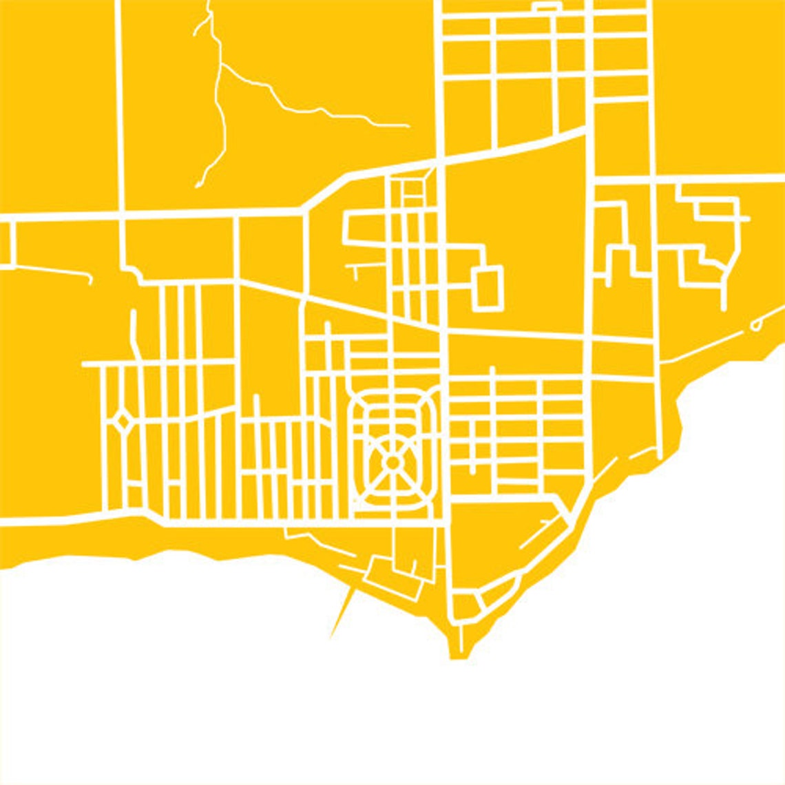 Crystal Beach, ON Map - Canada Wall Art - Fort Erie, Ontario - Niagara ...