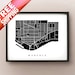 Greater Toronto Area Map Print - Etsy