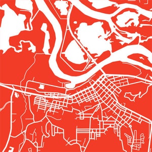 Red Wing, MN Map Print - Minnesota Poster - Etsy