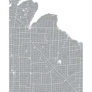 Grey County Map Print - Ontario Art - Canada Poster - Choose Size and ...