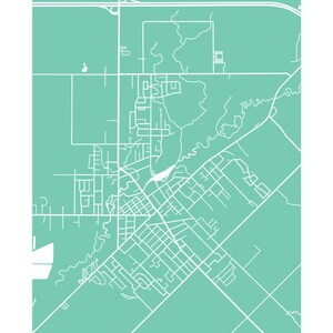 Strathroy, ON Map - Ontario Poster Art - Etsy