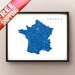 France Map - Etsy