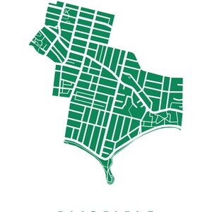 Fairfield Map - Victoria Neighbourhood Art Print - Etsy