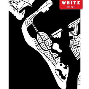 Lido Key Map Print - Florida Poster - Etsy