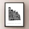 Logan Square Map - Chicago Neighbourhood Art Print - Etsy