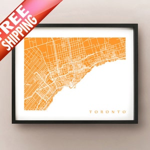 Greater Toronto Area Map Print - Etsy