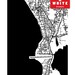 Kuta, Indonesia Map - Bali Art Print - Etsy