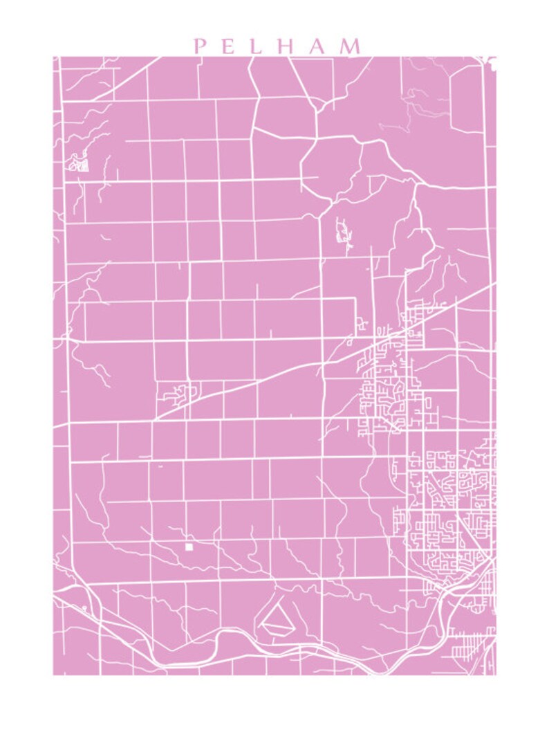 Pelham Map Ontario Print - Etsy