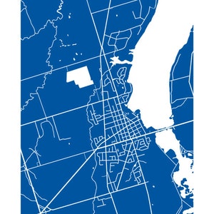 Port Perry Map Print - Ontario Poster Art - Etsy