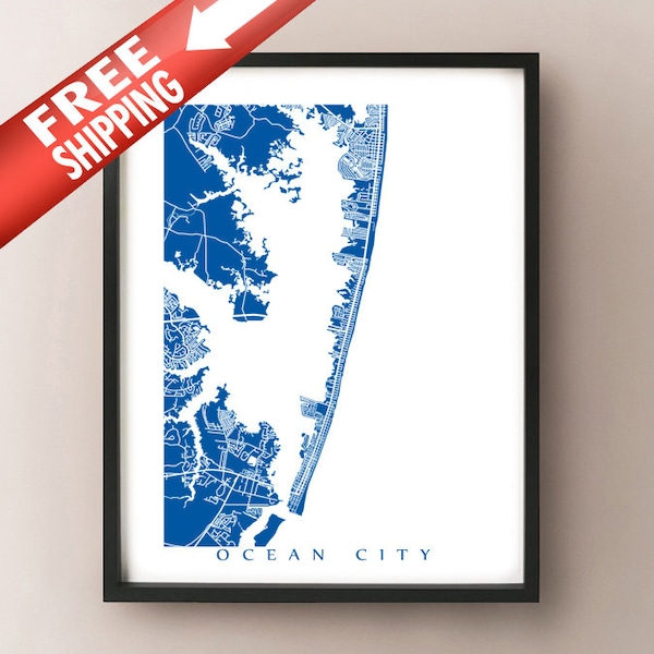 Ocean City Maryland Poster - Etsy