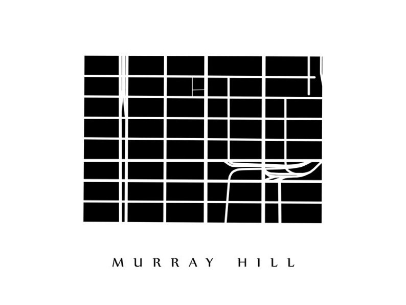 Murray Hill, Manhattan - New York City Neighborhood Art Print - Etsy