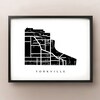 Back Bay Neighborhood Map Print Boston, Massachusetts - Etsy