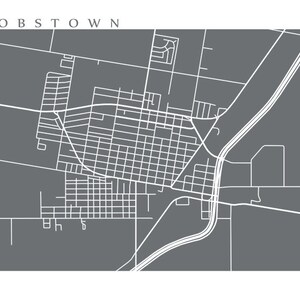 Robstown, TX Map Print - Texas Poster - Etsy