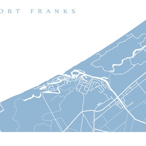 Port Franks, ON Map - Ontario Poster Art - Etsy