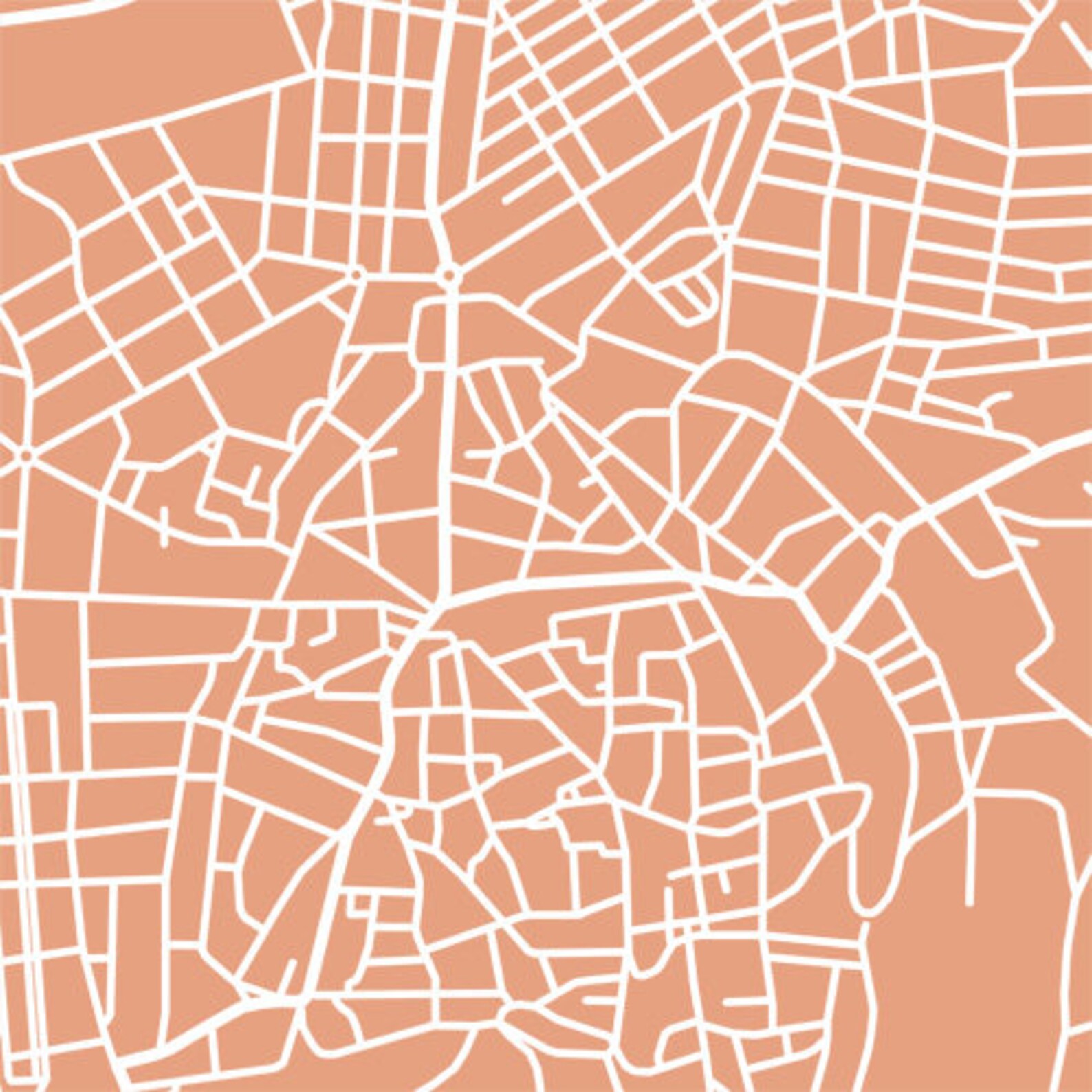 Úbeda Spain Map Art Print | Etsy