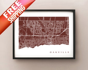 Collingwood Map Print Ontario Art Canada Poster Choose | Etsy