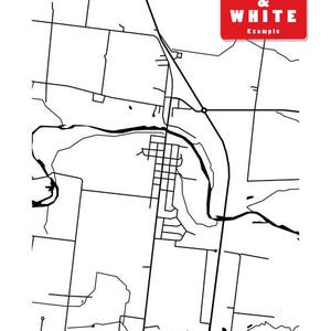 St Jacobs, ON Map - Ontario Poster Art - Etsy