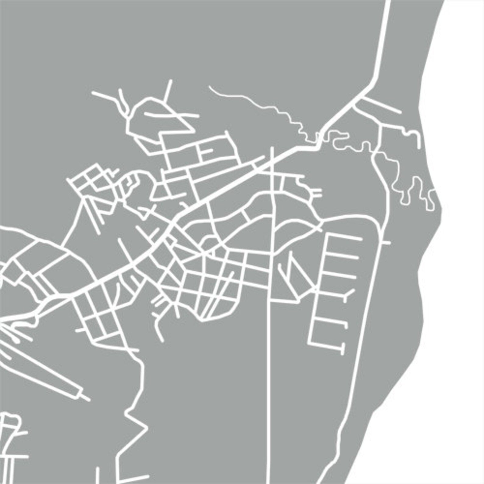 Trancoso Brazil Map Print | Etsy