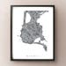 Bacoli Naples Map Print Italy Art Poster - Etsy