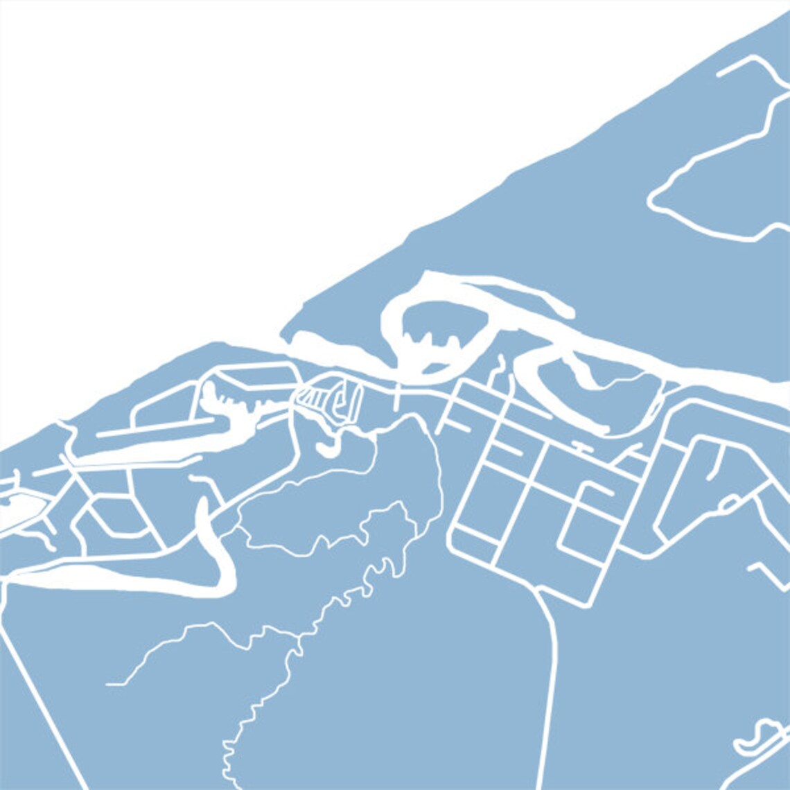 Port Franks ON Map Ontario Poster Art - Etsy