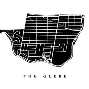 The Glebe, Ottawa Neighbourhood Art Print - Etsy
