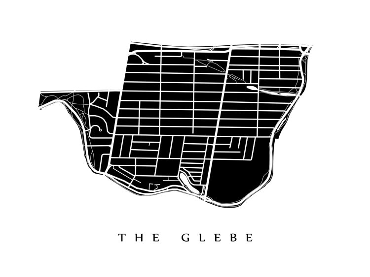 The Glebe, Ottawa Neighbourhood Art Print - Etsy