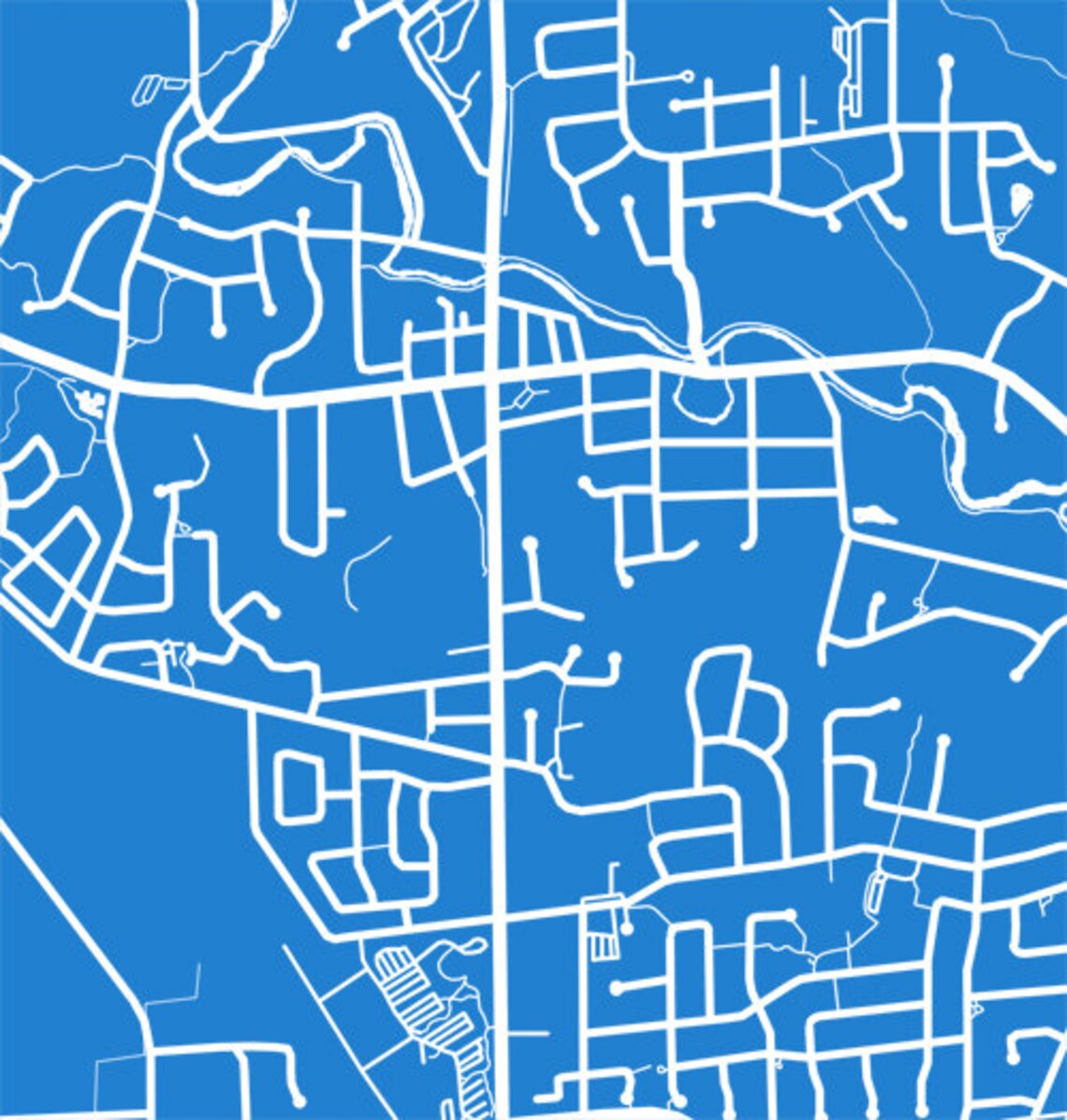 Bolton Map Ontario Poster Art - Etsy