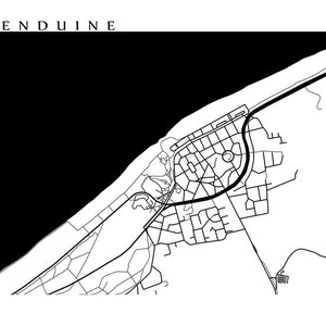 Wenduine Map Print - Belgium Poster - Etsy