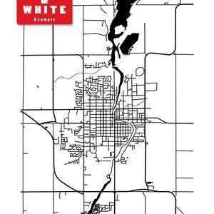 Lindsay, ON - Kawartha Lakes, Ontario Map Print - Etsy