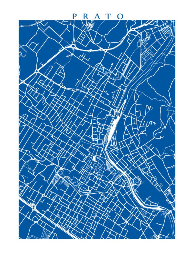 Prato Map Print - Etsy