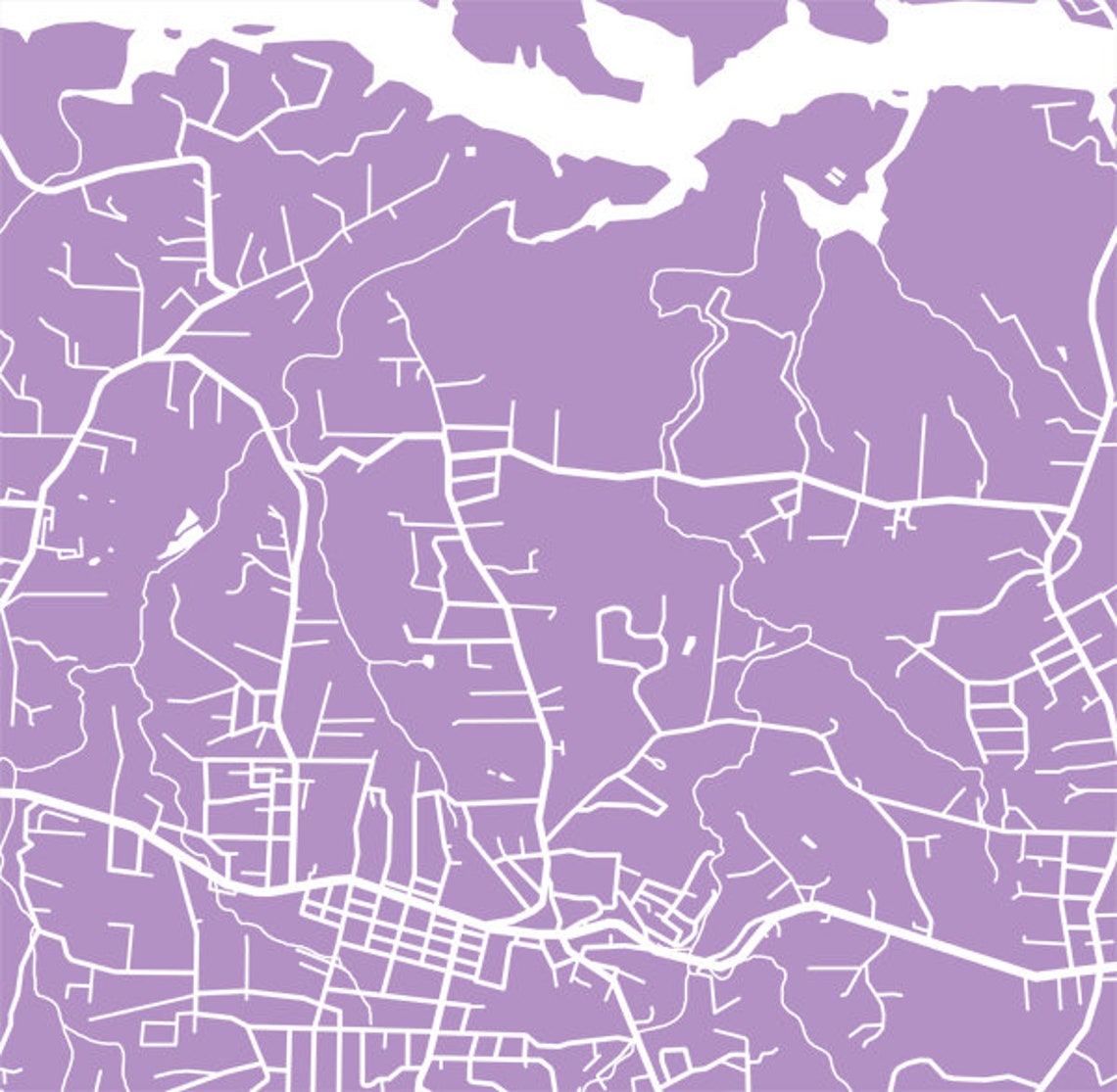 Valdese NC Map Print North Carolina Poster - Etsy