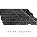 Logan Square Map Chicago Neighbourhood Art Print - Etsy