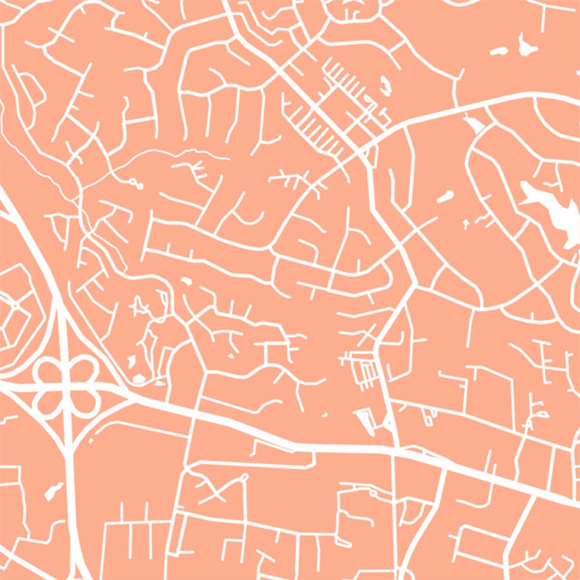 Midlothian Virginia Map Print - Etsy