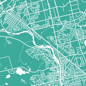 Cambridge, Ontario Map Print - Etsy