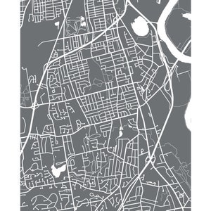Wethersfield, CT Map Print - Etsy