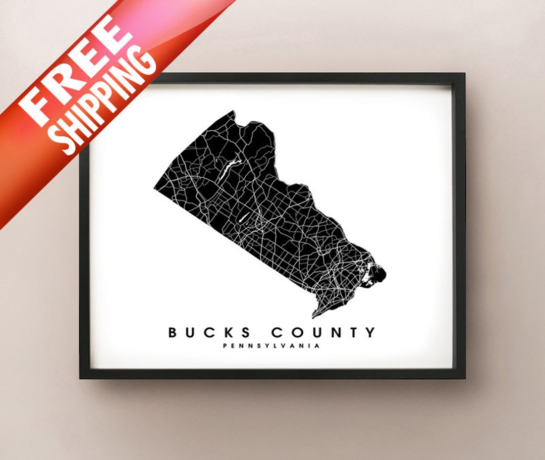 Bucks County Maps With Cities