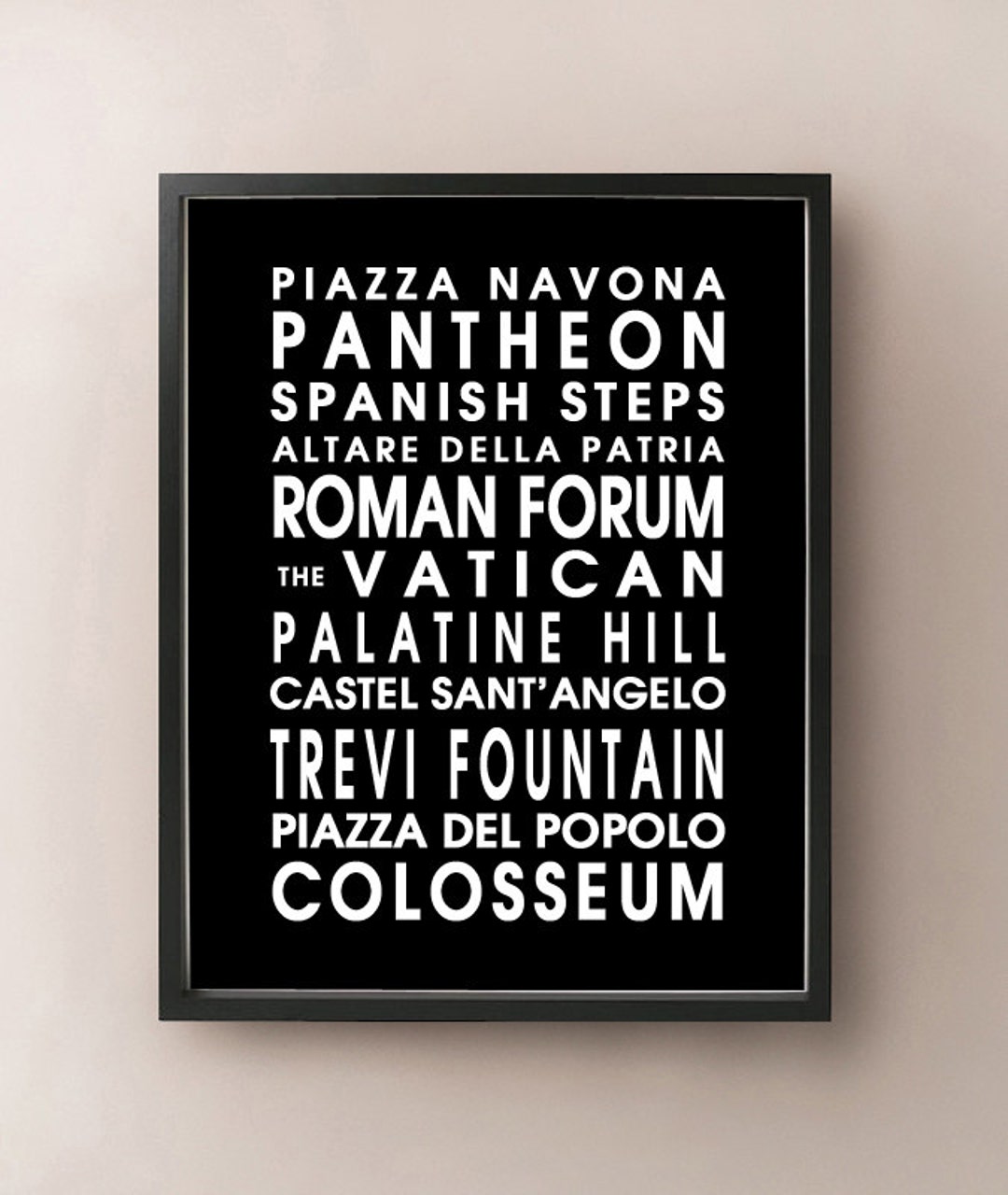 Rome Bus Roll - Italy Poster - Etsy