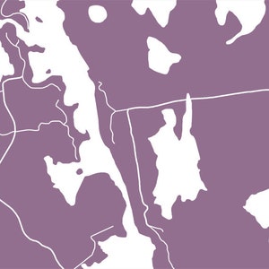 Gibson Lake, ON Map Print - Ontario Art - Etsy