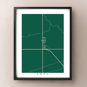 Love, SK Map Print - Saskatchewan Poster - Etsy