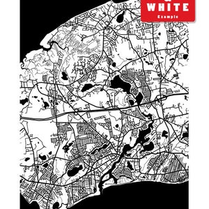 Dennis, MA Map Print - Dennis & Yarmouth Massachusetts Art Poster - Etsy