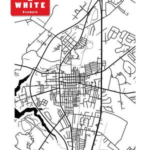 Easton, MD Map - Eastern Shore, Maryland, USA Art Poster Print - Etsy