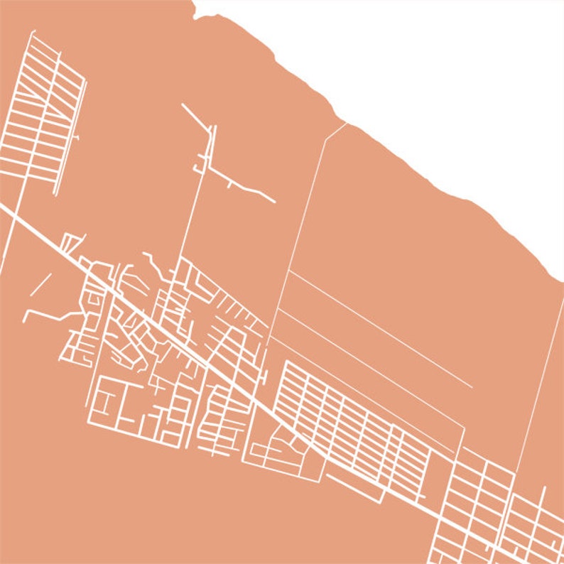 Port Mourant Guyana Map - Etsy