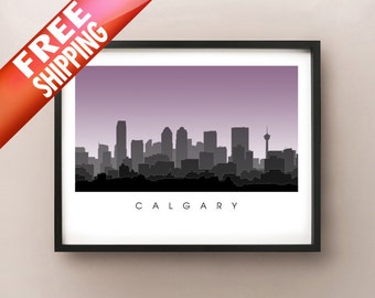 ART PRINT Path of Light | Canvas | Paper | Calgary Downtown Wall Art ...