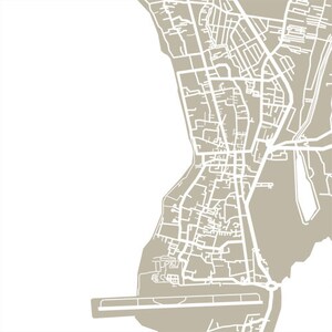 Kuta, Indonesia Map - Bali Art Print - Etsy