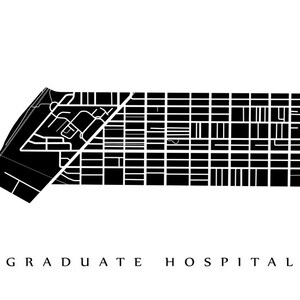 Graduate Hospital Map - Southwest Center City, Philadelphia ...