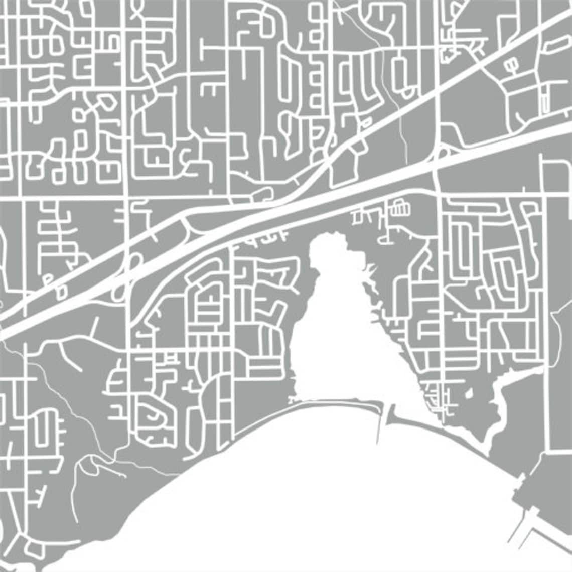 Pickering Ontario Map Print - Etsy Canada