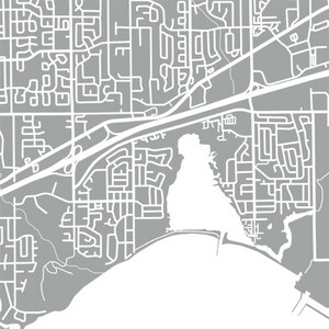 Pickering, Ontario Map Print - Etsy