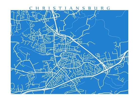 Christiansburg Va Map