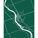 Cayuga, Ontario Map Print - Etsy